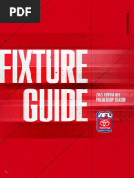 2025 AFL Fixture Overview | PDF | Australian Rules Football | Clubs And ...