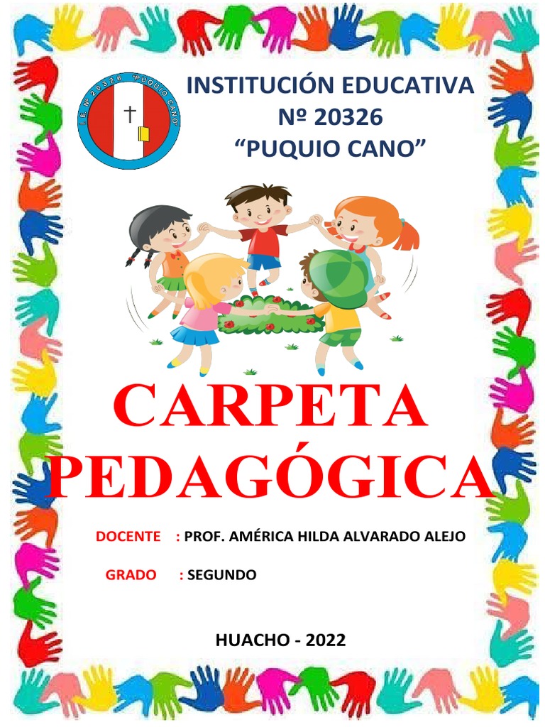 Carátula para Carpeta Pedagógica | PDF