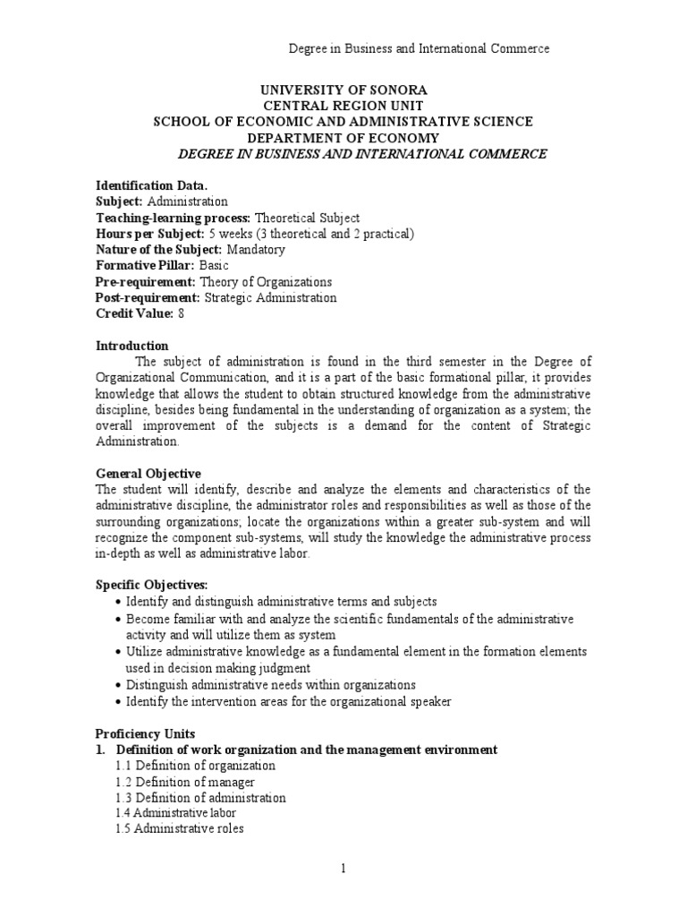 Administration | PDF | System | Decision Making