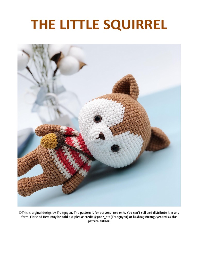 Squirrel PDF | PDF | Crochet | Crafts