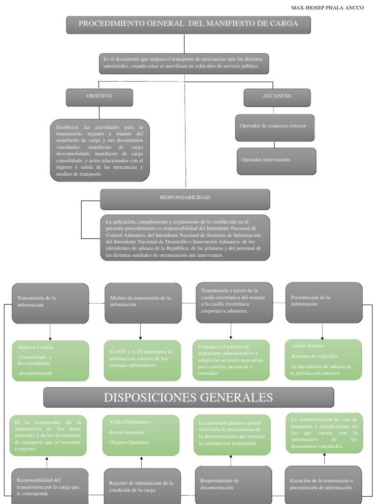 Manifiesto de Carga | PDF | aduana | Transporte