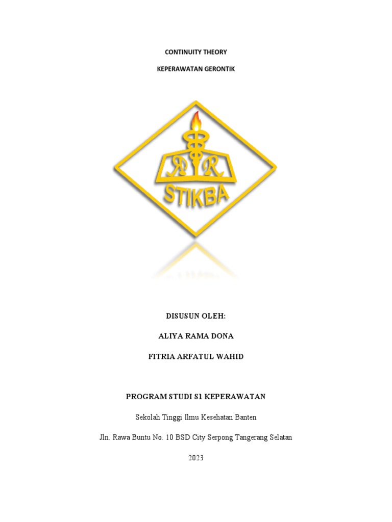 Continuity Theory | PDF