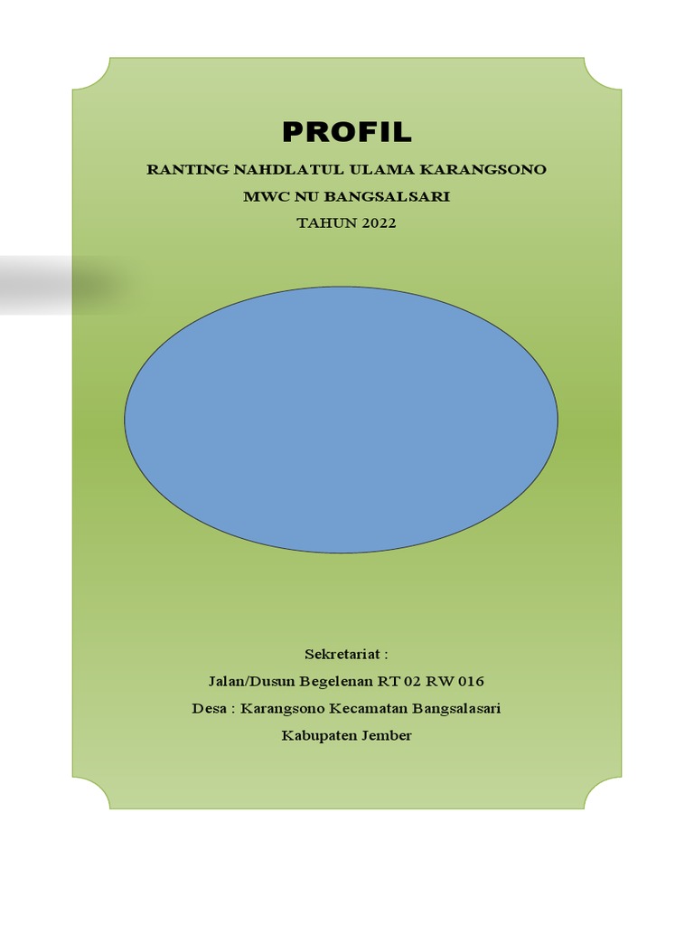 Profil Nu Ranting Karangsono 2022 | PDF