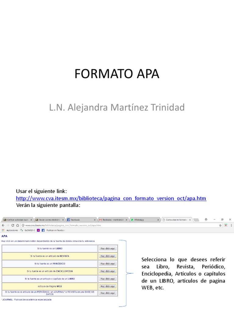 Formato Apa | PDF