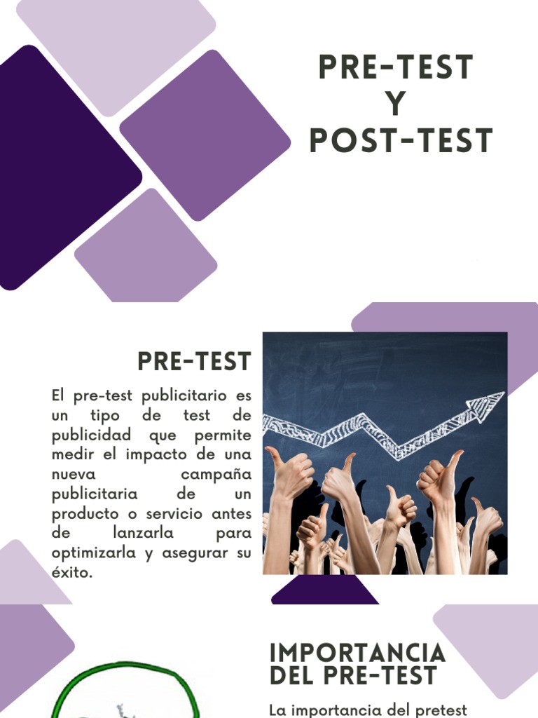 Pre y Post Test Publicitario: Guía Completa | PDF