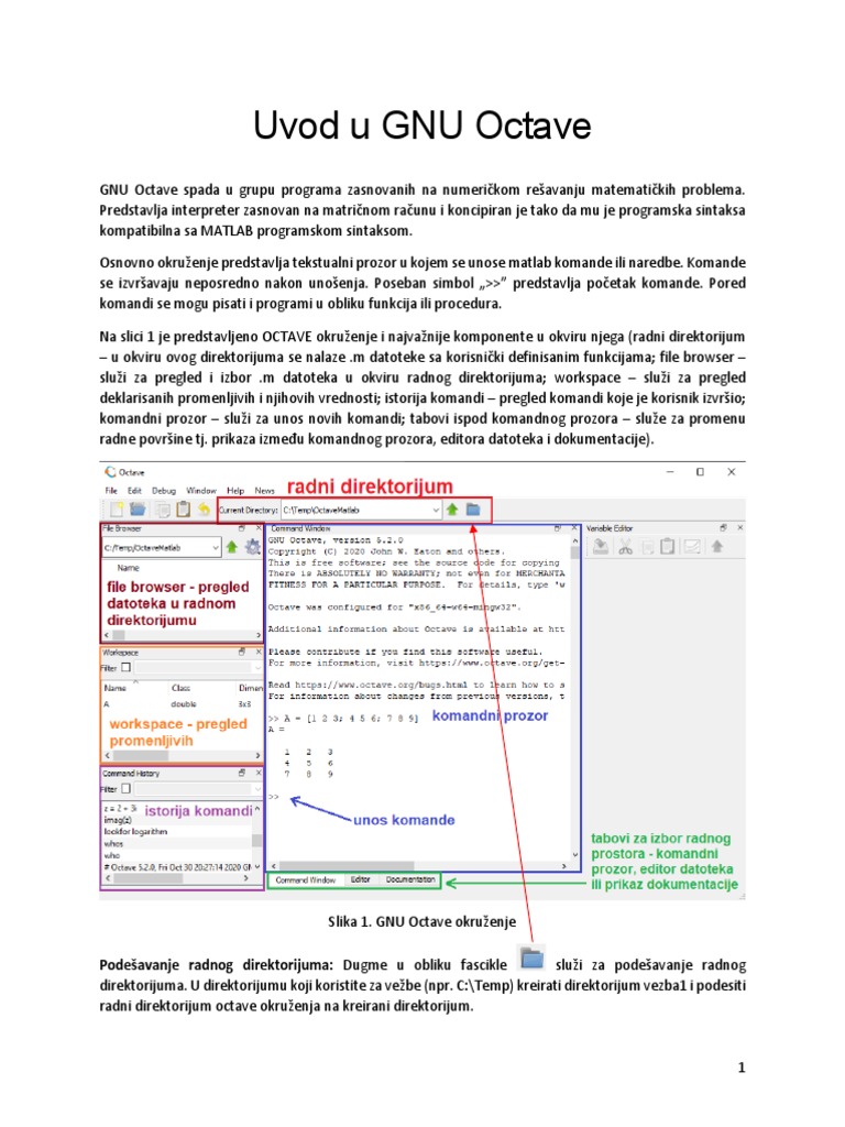 Uvod U GNU Octave | PDF