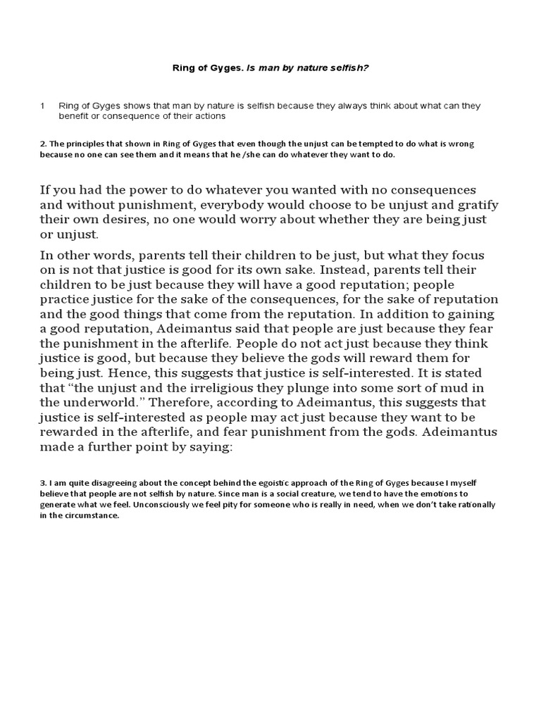 Ring of Gyges | PDF | Self-Improvement | Wellness