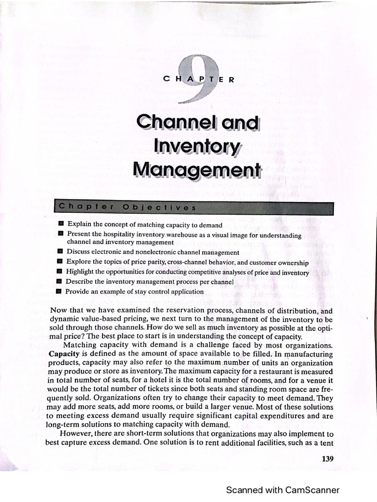 Revenue Management Text Chapter 9 | PDF