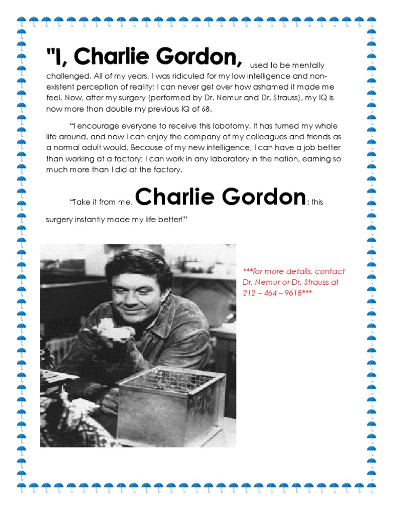 Charlie Gordon Ad | PDF | Lifestyle