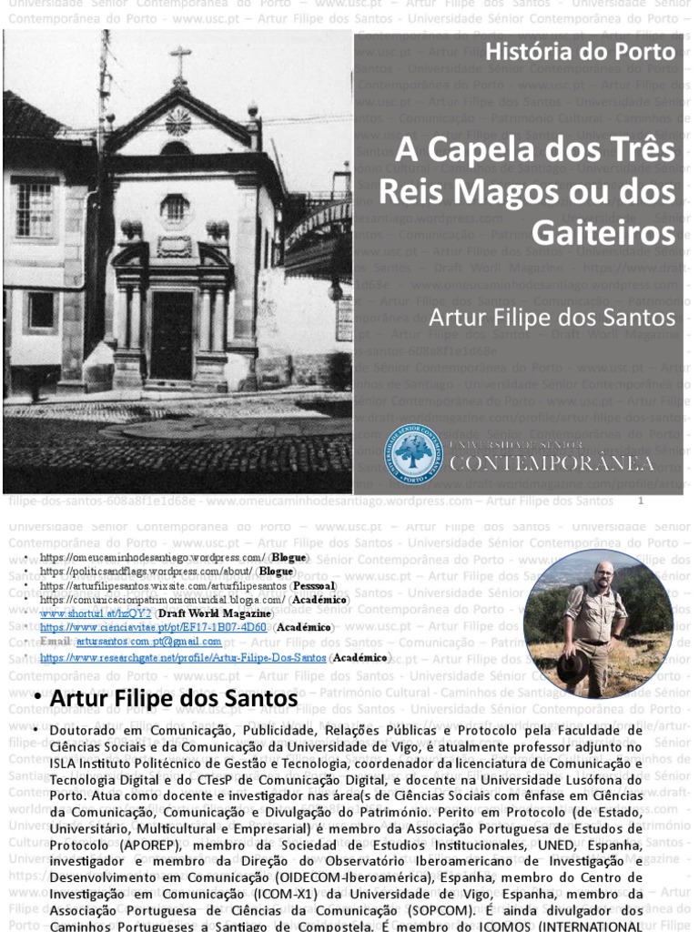 Capela dos Reis Magos no Porto: História | PDF | Nascimento de Jesus ...