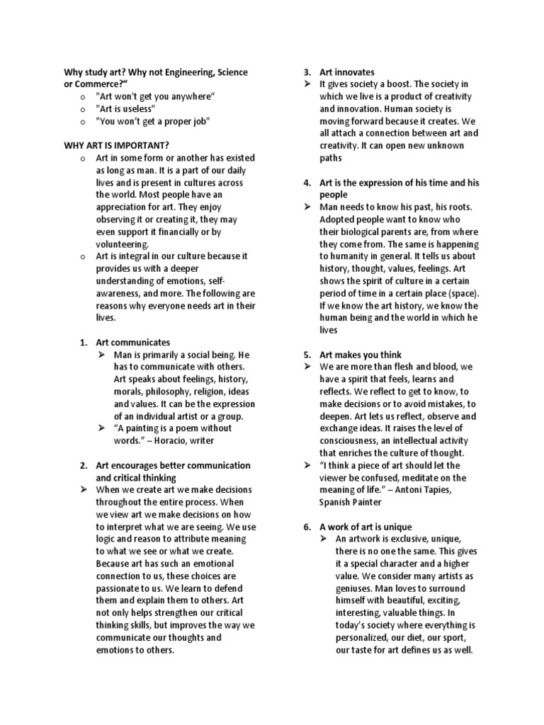 Visart | PDF | The Arts | Thought