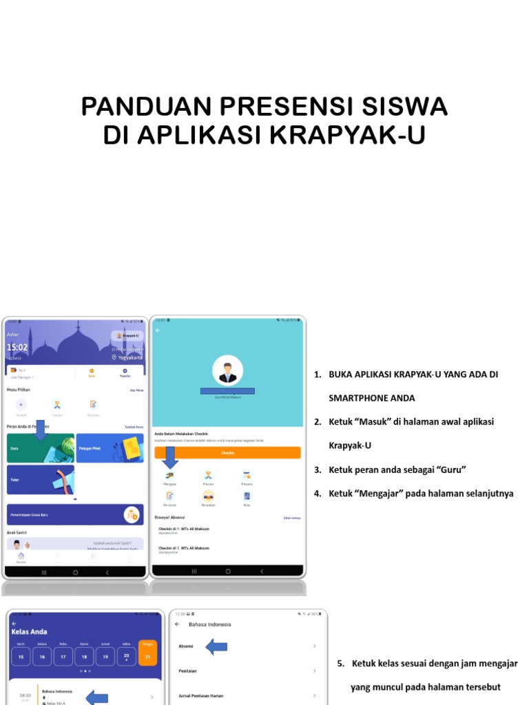 Panduan Presensi Siswa Pdf