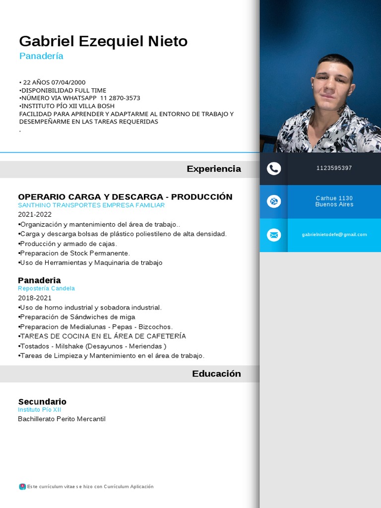 Currículum Vitae Gabriel | PDF