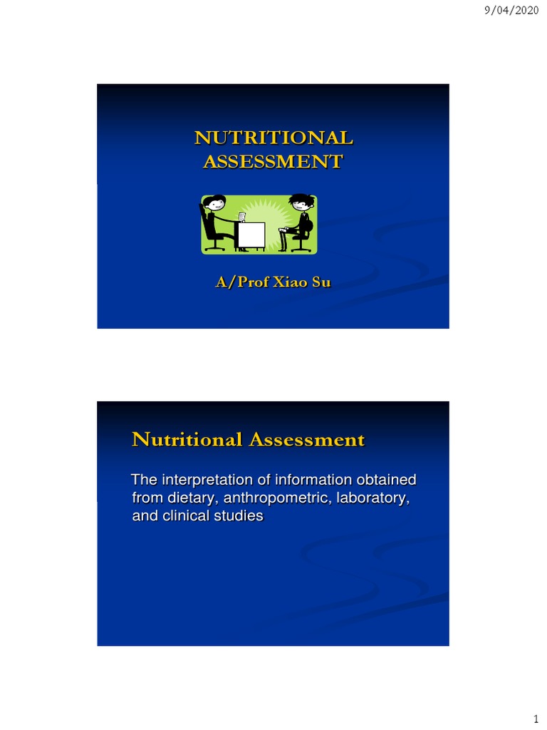 Nutritional Assessment (2020) | PDF | Body Mass Index | Obesity