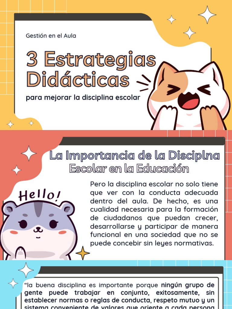 Estrategias para Mejorar la Disciplina Escolar | PDF | Disciplinas ...