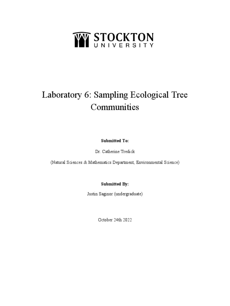 Sampling Ecological Tree Communities | PDF | Statistics | Trees