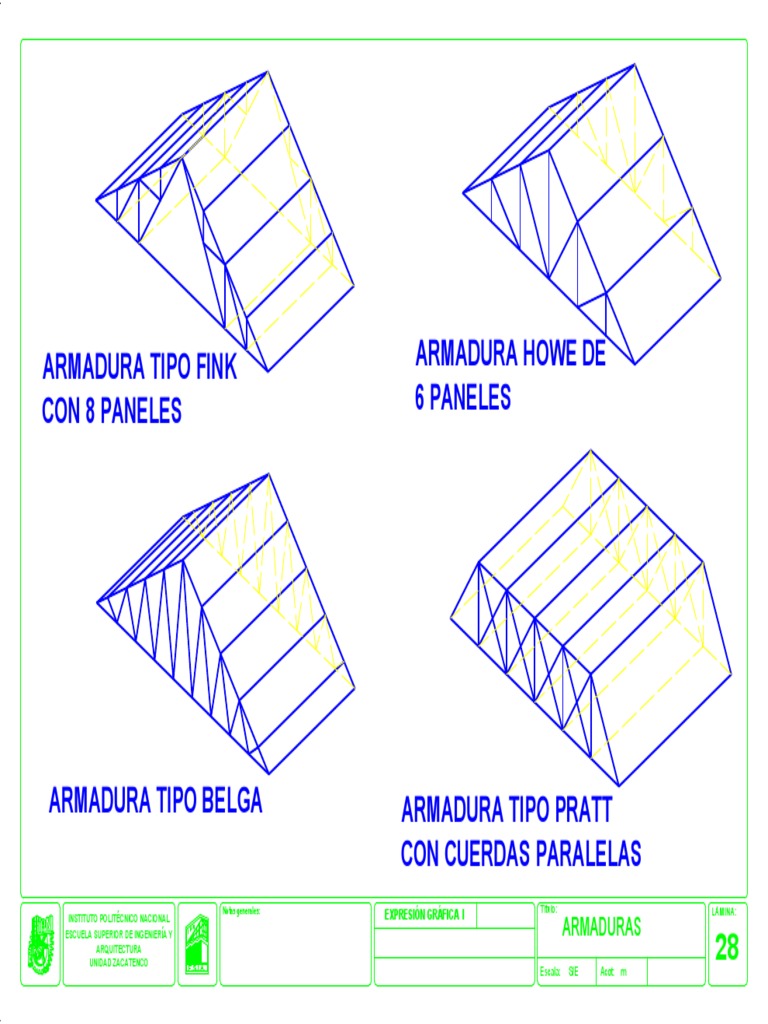 Tipos de Armaduras Estructurales | PDF