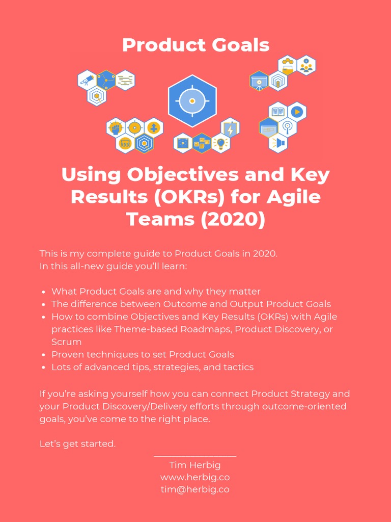 Product Goals - Using Objectives and Key Results OKRs For Agile Teams ...