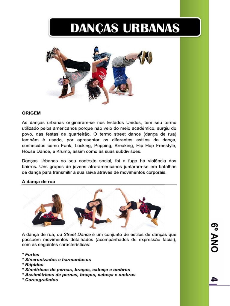 Ed Fisica 6 Ano Danças Urbanas Pdf 5541