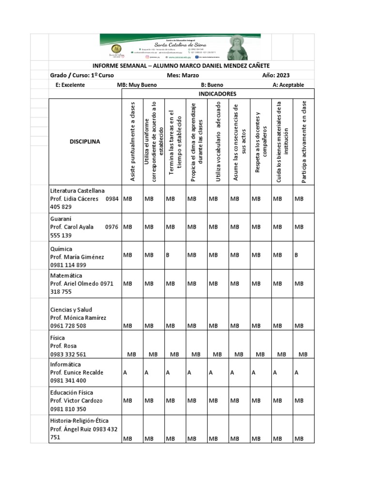 Marco Daniel Méndez Cañete BTI | PDF | Ciencia cognitiva | Cognición