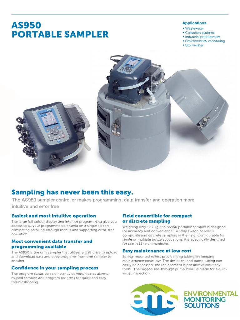 Portable AS950 Datasheet | PDF