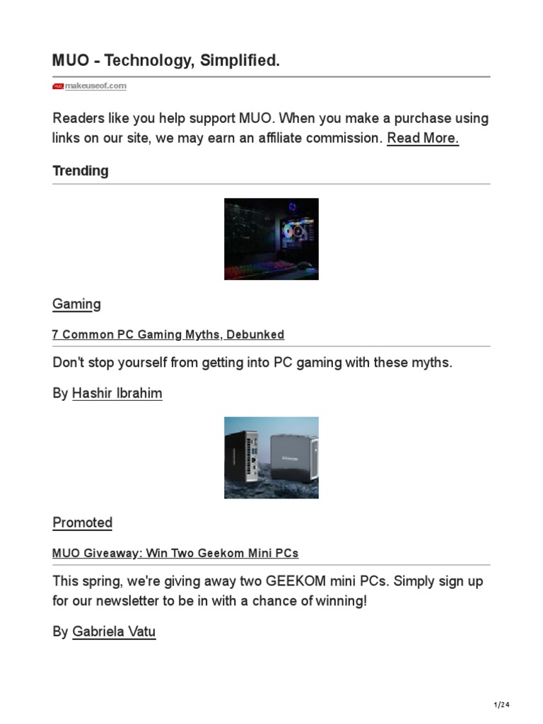 makeuseof.com-MUO - Technology Simplified | PDF | I Phone | I Cloud