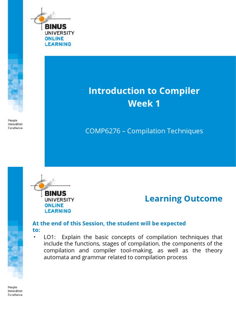 Pert 1 - Introduction To Compiler | PDF | Compiler | Parsing