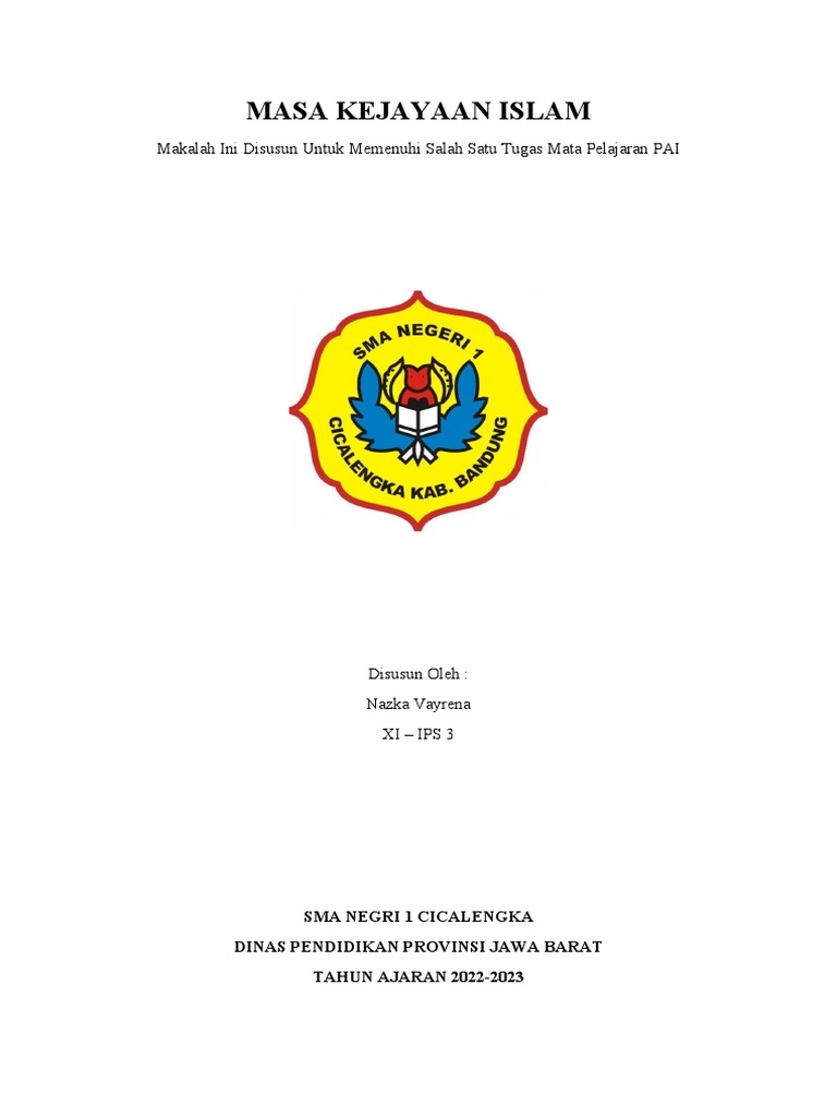 Kejayaan Peradaban Islam | PDF