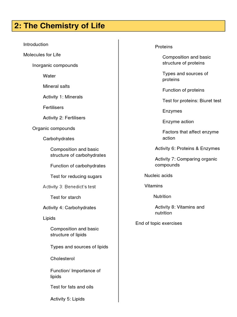 Grade 10 Life Sciences | PDF | Carbohydrates | Glucose