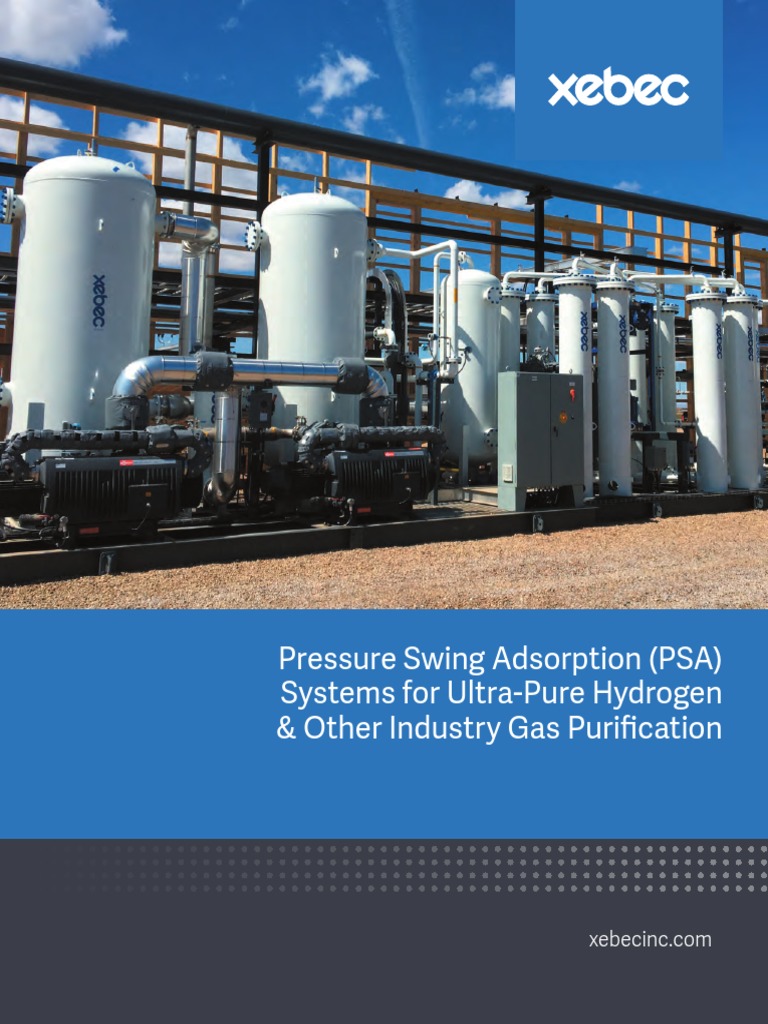 Xebec Hydrogen Brochure | PDF | Adsorption | Valve