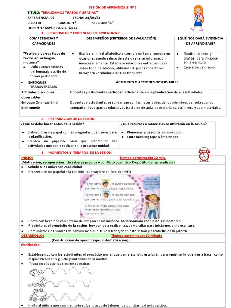 Iii - E1 Sesion D5 Arte Dibujo Mi Primera Semana de Clases | PDF ... Iii - E1 Sesion D5 Arte Dibujo Mi Primera Semana de Clases | PDF ...