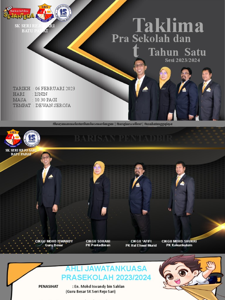 Taklimat PRASEKOLAH SRS 2023 | PDF