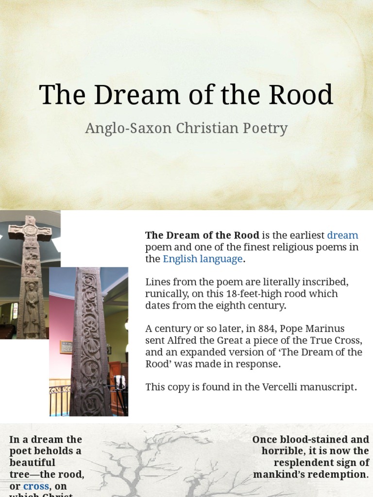 The Dream of The Rood | PDF The Dream of The Rood | PDF