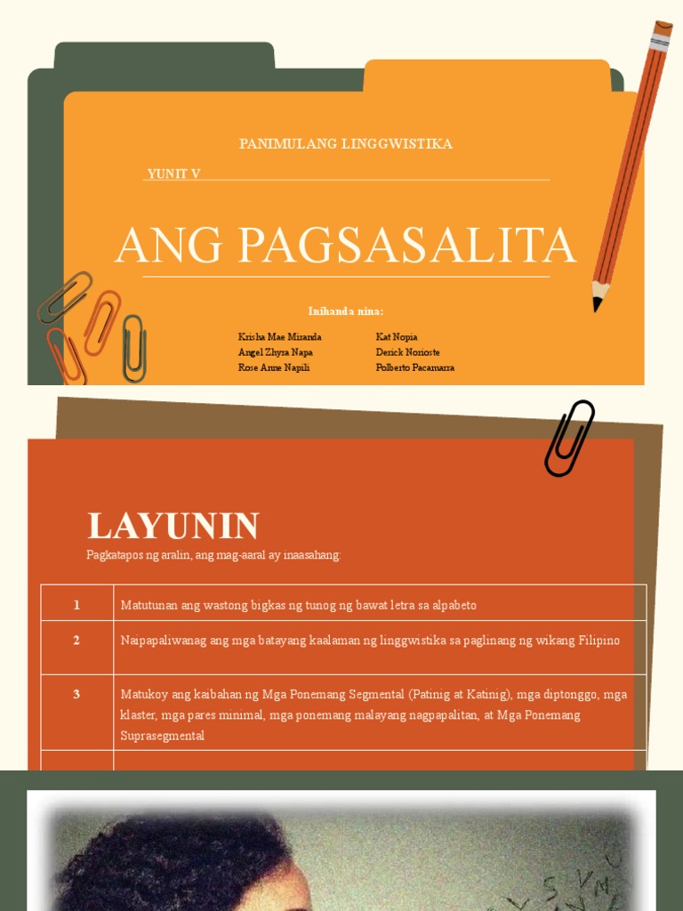 Group 5 PAGSASALITA | PDF
