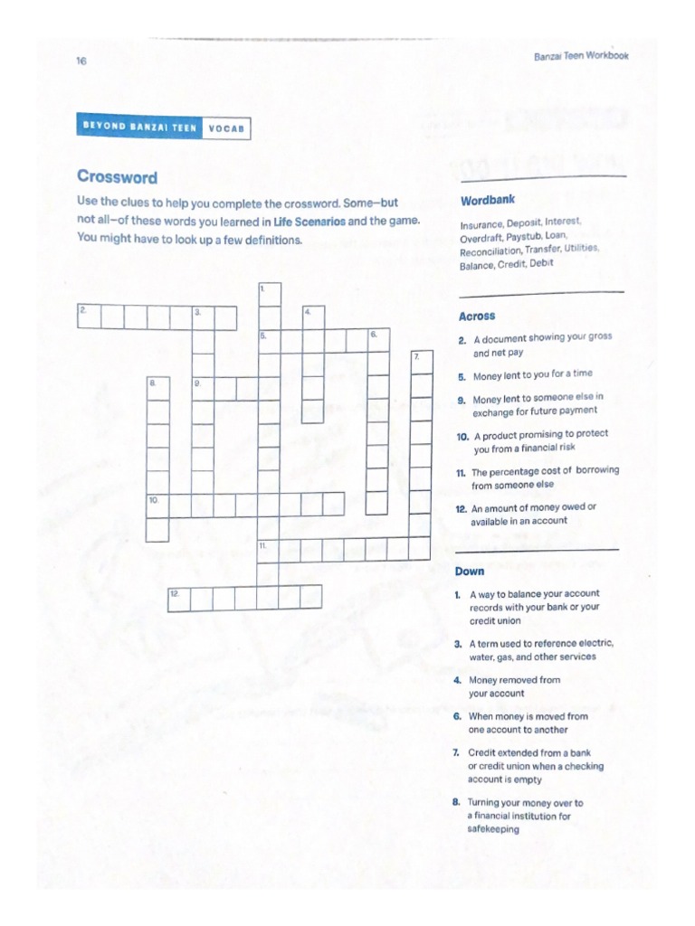 Banzai Teen Workbook | PDF