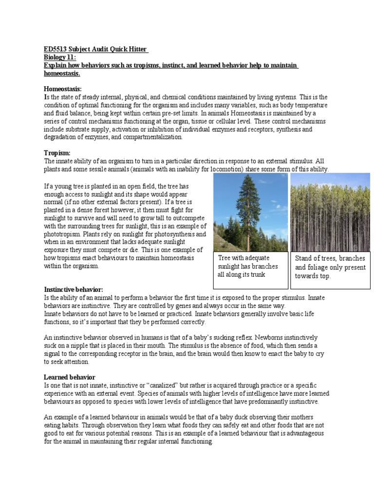 ED5513 Quick Hitter | PDF | Instinct | Organisms