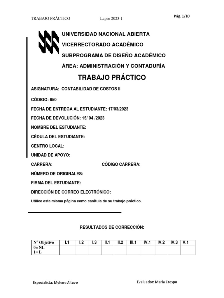 TP 650 2023-1 | PDF | Presupuesto | Economias