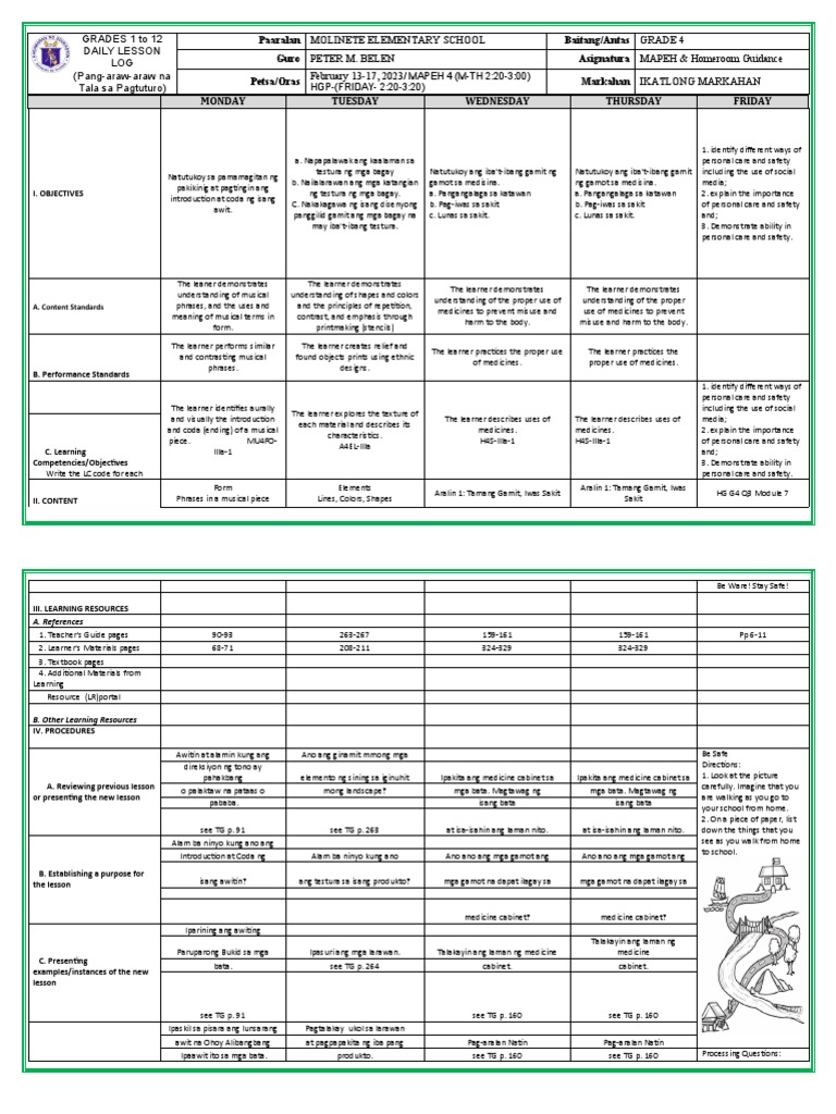 7.mapeh & HG 4 Q3 W1 | Download Free PDF | Cognitive Science | Behavior Modification