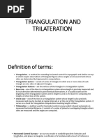 Chapter 1 - Triangulation and Trilateration | PDF | Surveying | Triangle