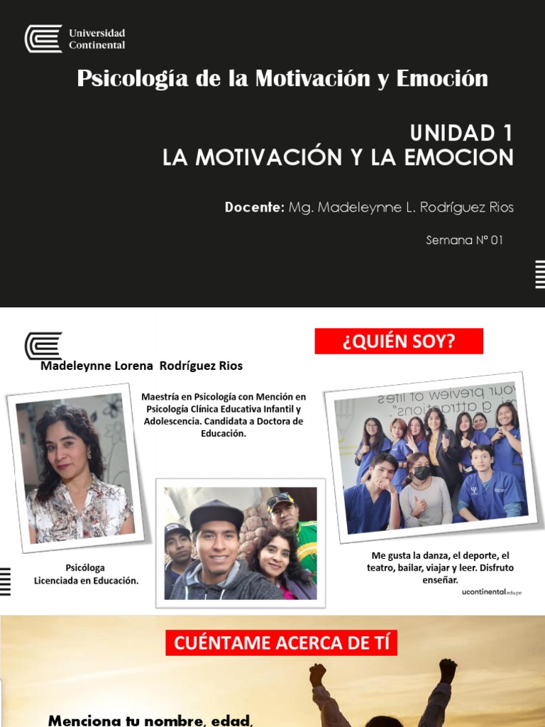 Clase 1. M.R. | PDF | Las emociones | Sicología