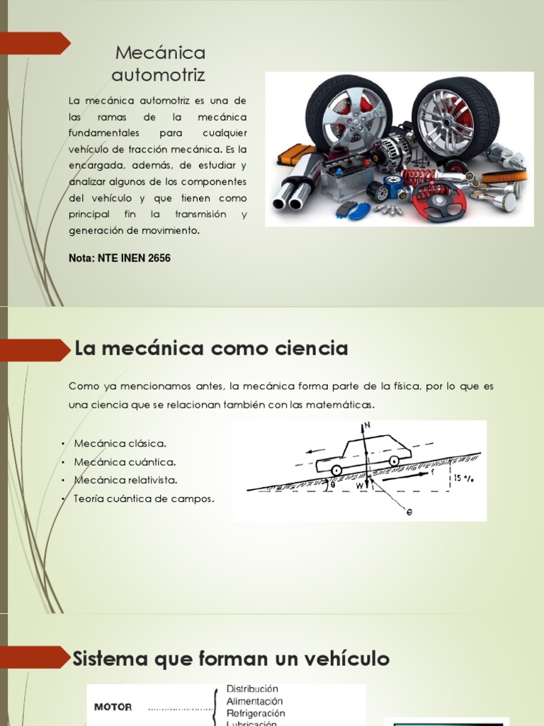 Diapositivas Camion y Sus Componentes | PDF | Mecánica | Ingeniería ...