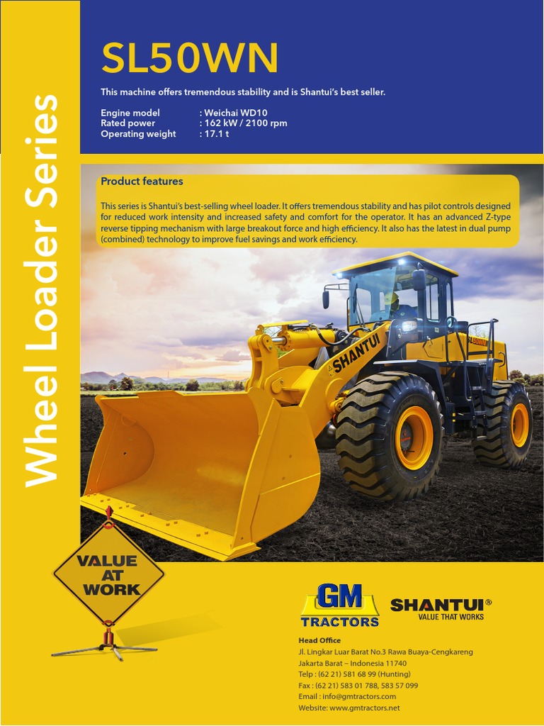 An In-Depth Look at Shantui's SL50WN Wheel Loader: A Stable, Fuel ...