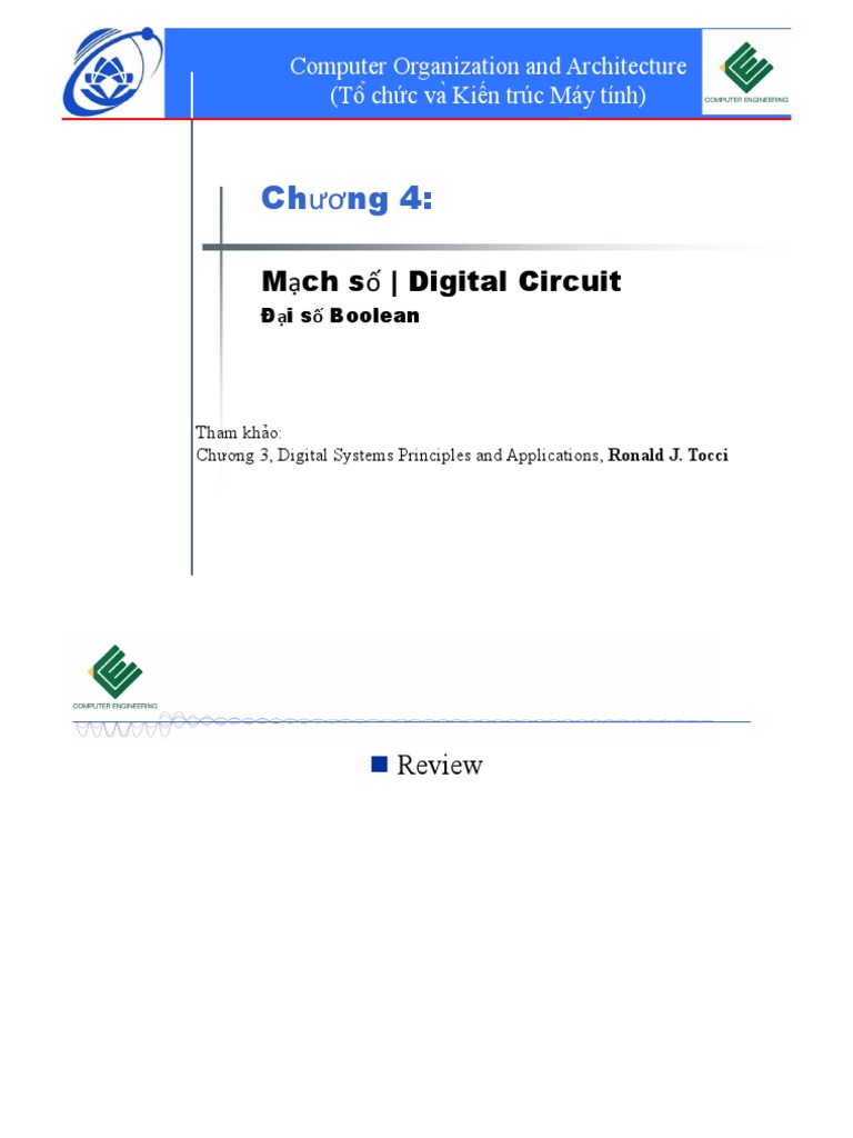 Chương 4:: Mạch số - Digital Circuit | PDF