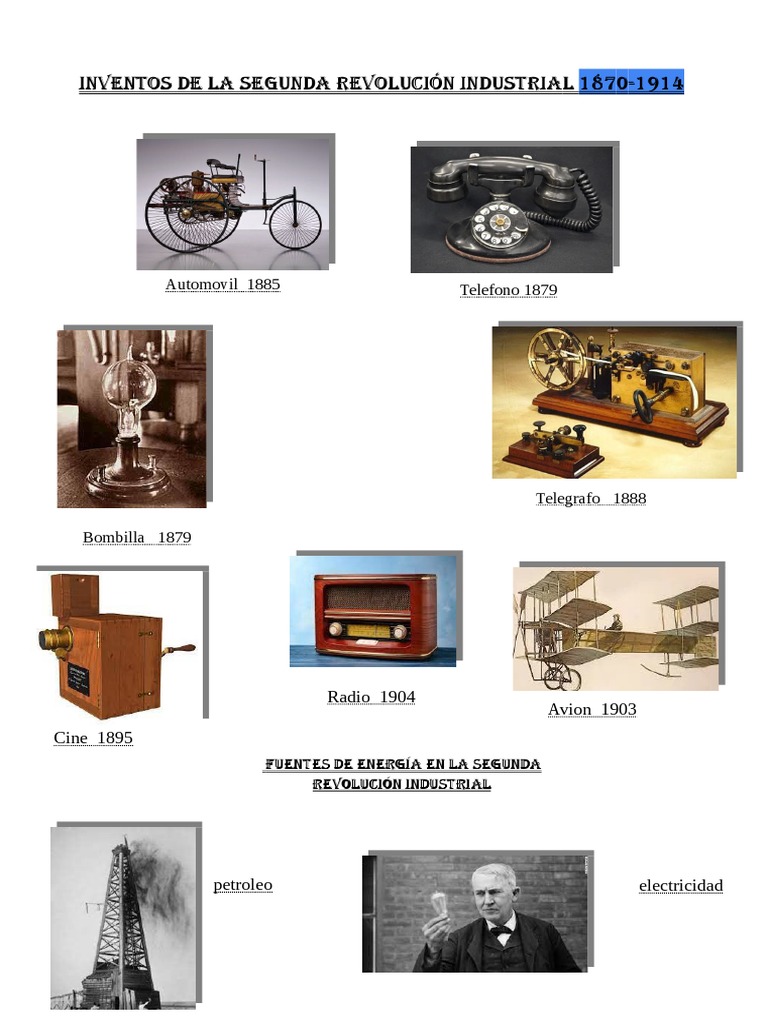 Segunda Revolucion Industrial | PDF