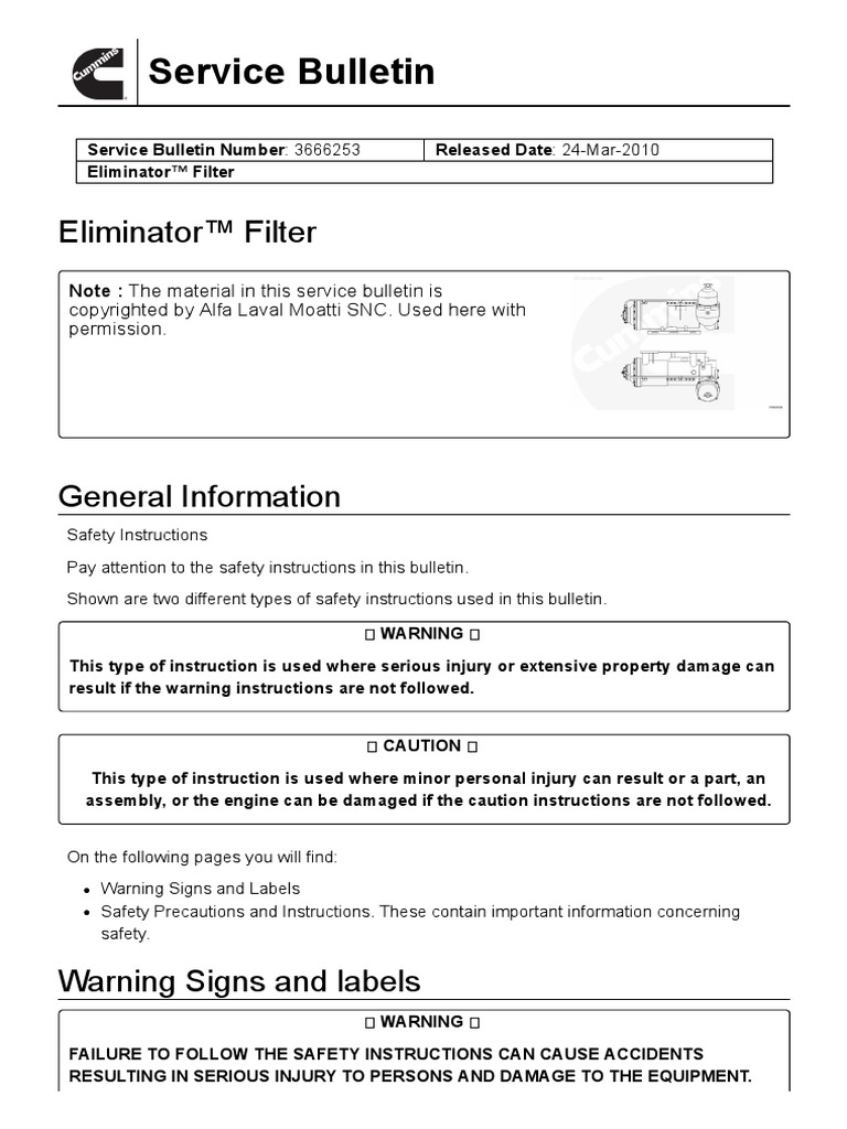Eliminator™ Filter | PDF | Troubleshooting | Screw