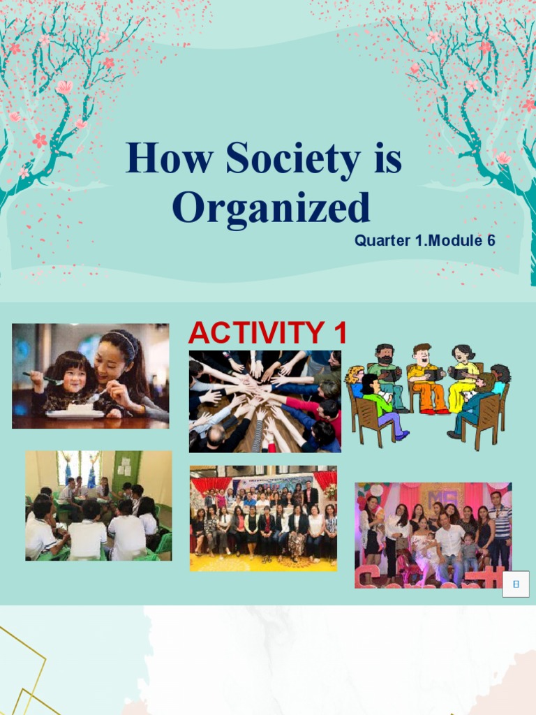 UCSP.Q1Module 6.how Society Is Organized - For TEACHERS | PDF | Social ...