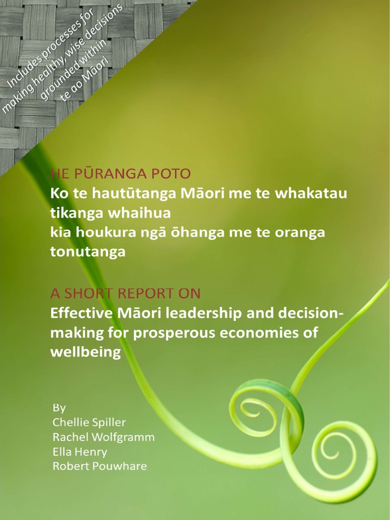 Māori Leadership in Decision-Making | PDF | Leadership | Decision Making