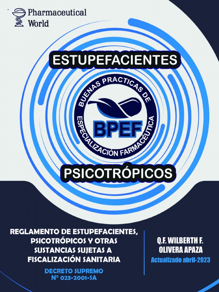 Reglamento de Estupefacientes 023-2001-SA | PDF | Farmacia ...