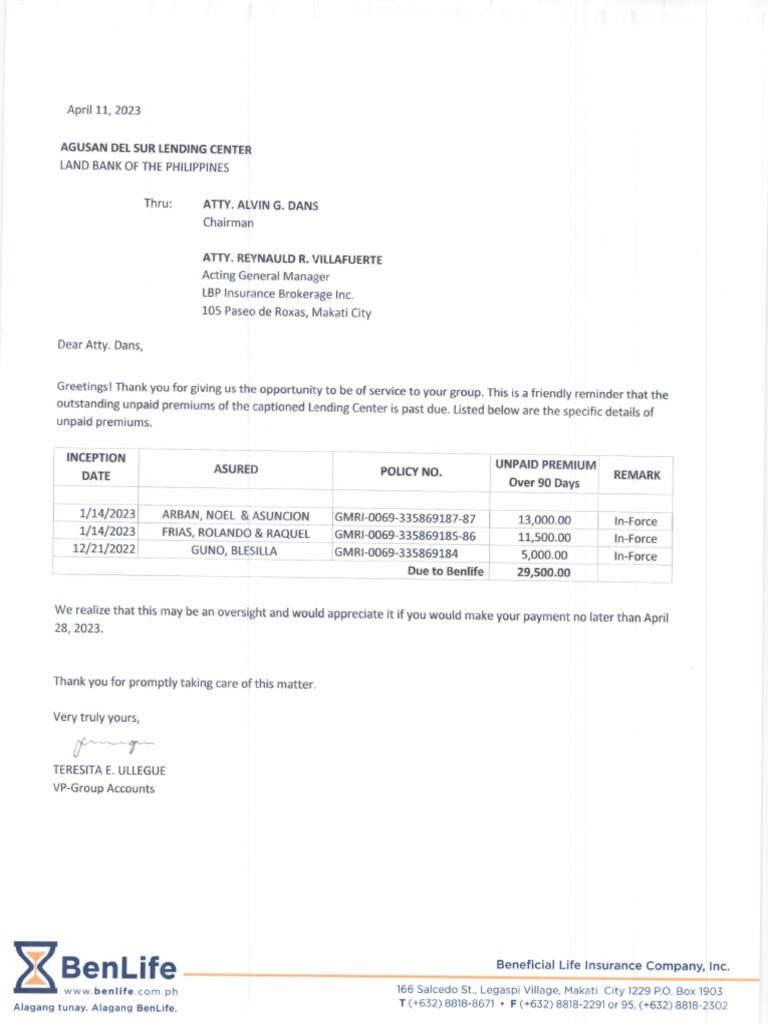 Demand Letter - FRIAS | PDF | Insurance | Corporate Governance