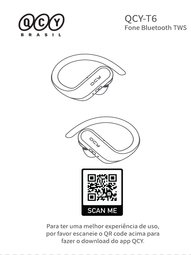 Qcy Brasil Manual T6® 1 | PDF | Computers